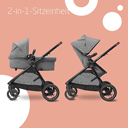 Maxi-Cosi Zelia S Trio, 3-in-1-Kinderwagen inkl. Babyschale Cabriofix S ...